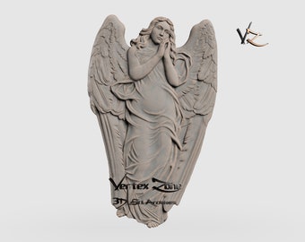 Angel 3D STL Model for Cnc Users CNC Router Engraver | Etsy