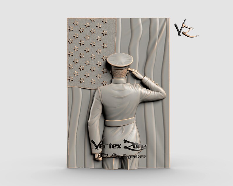 Usa Soldier 3D STL Model for Cnc Users CNC Router Engraver - Etsy