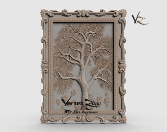 Tree of Life, 3D STL Model, CNC Router Engraver, Artcam, Aspire, CNC ...