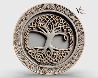 Tree of Life 3D STL Model CNC Router Engraver Artcam - Etsy Canada