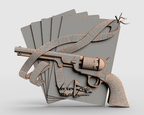 Dead Mans Hand 3D STL Model for Cnc Users CNC Router - Etsy