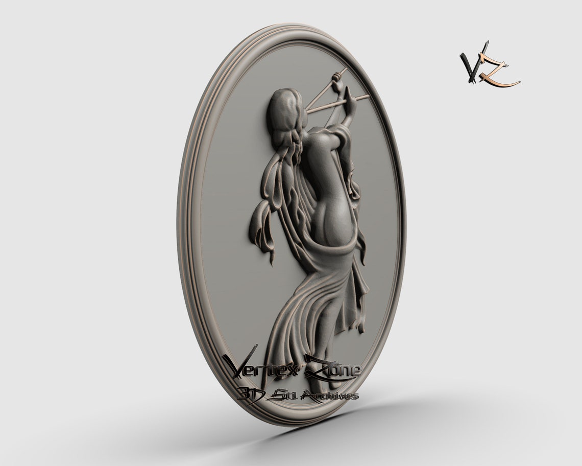 Girl 3D STL Model for Cnc Users CNC Router Engraver | Etsy