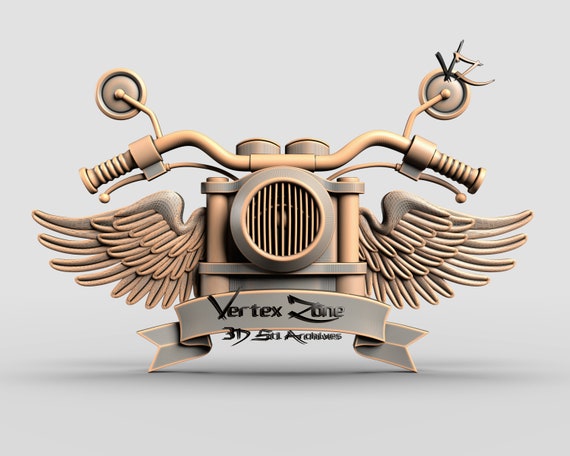 Motorcycle 3D STL Model for Cnc Users CNC Router Engraver - Etsy