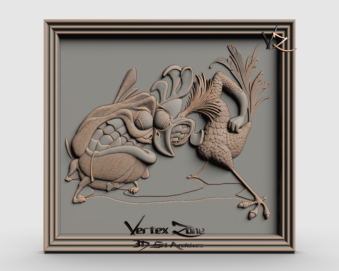 3D STL Model for Cnc Users, CNC Router Engraver, V-carve, Artcam ...