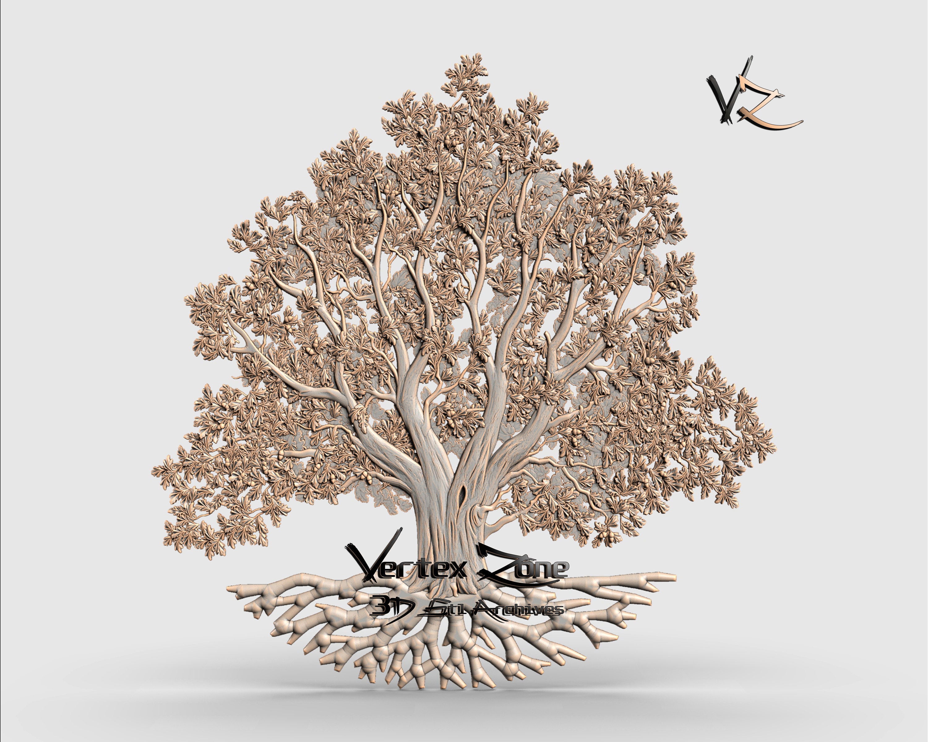 Tree of Life 3D STL Model for Cnc Users CNC Router Engraver | Etsy