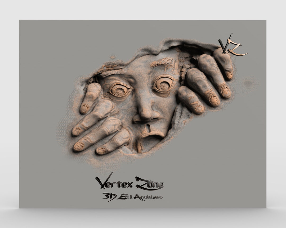 Boy Face, 3D STL Model for Cnc Users, CNC Router Engraver, V-carve ...