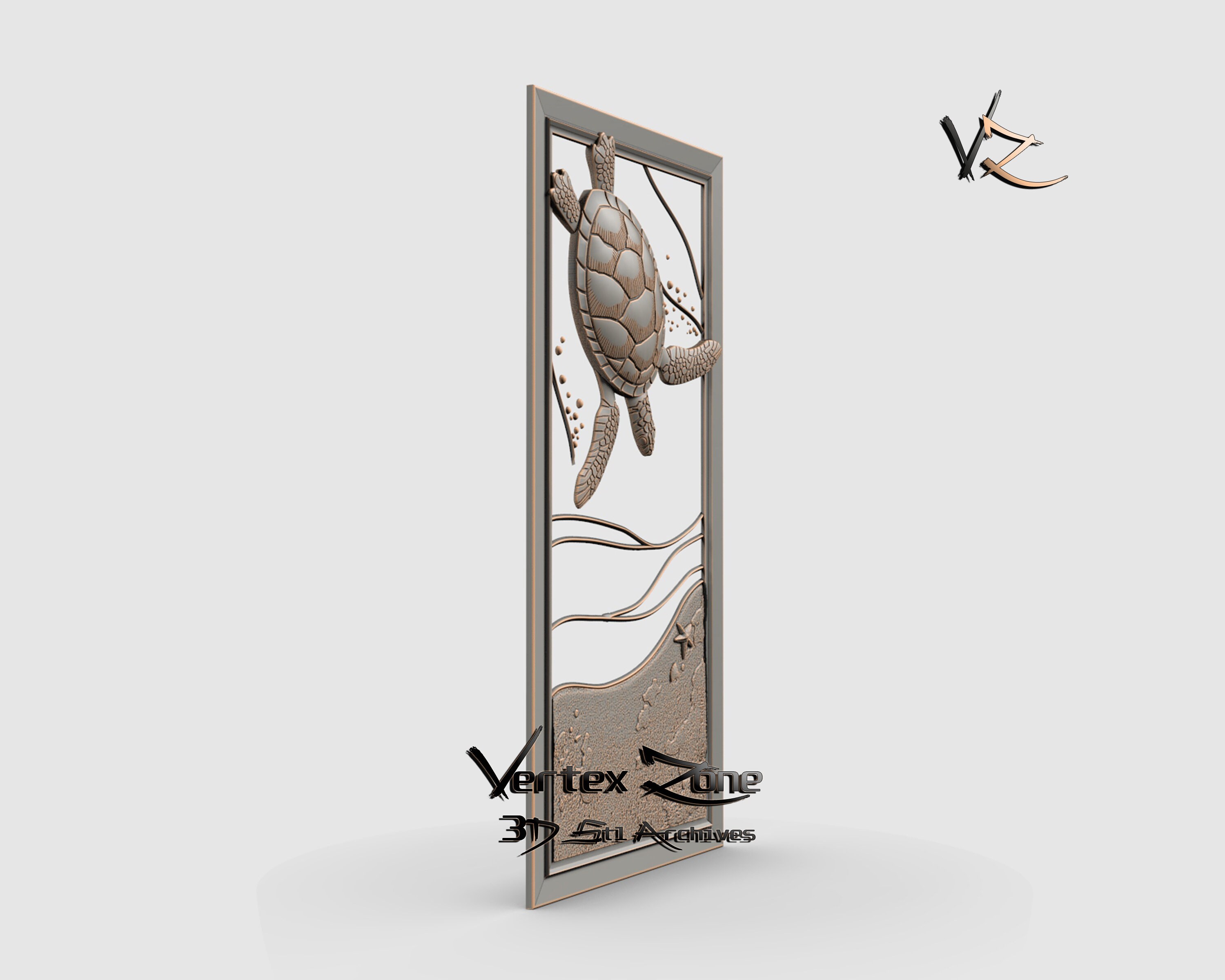 Turtle 3D STL Model for Cnc Users CNC Router Engraver | Etsy