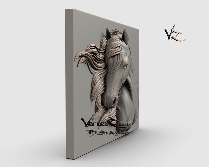 Horse 3D STL Model for Cnc Users CNC Router Engraver | Etsy