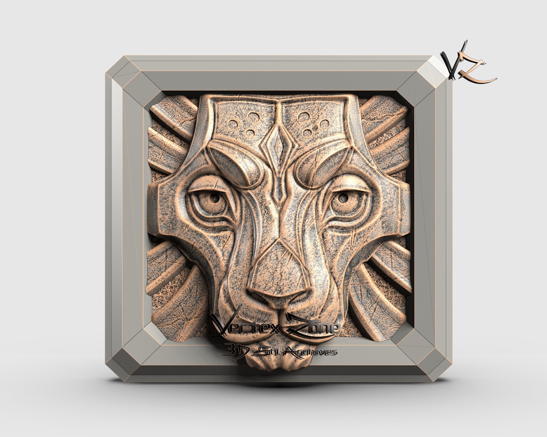 Leopard, 3D STL Model for Cnc Users, CNC Router Engraver, V-carve ...