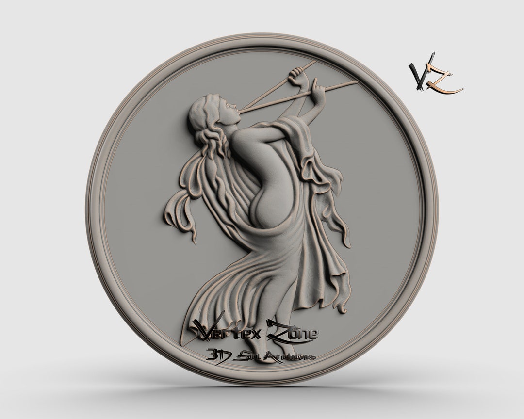 Girl, 3D STL Model for Cnc Users, CNC Router Engraver, V-carve, Artcam ...