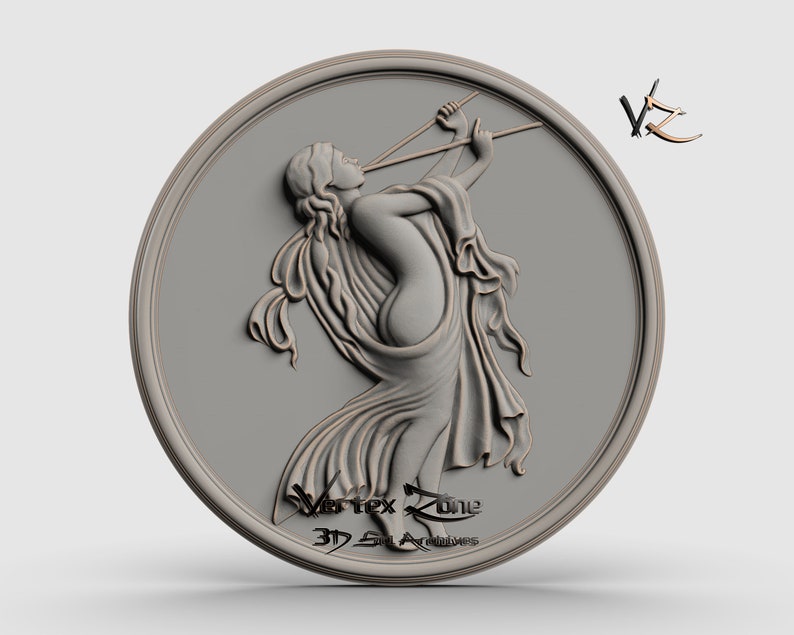Girl 3D STL Model for Cnc Users CNC Router Engraver - Etsy