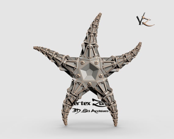 Steampunk Star 3D STL Model for Cnc Users CNC Router | Etsy
