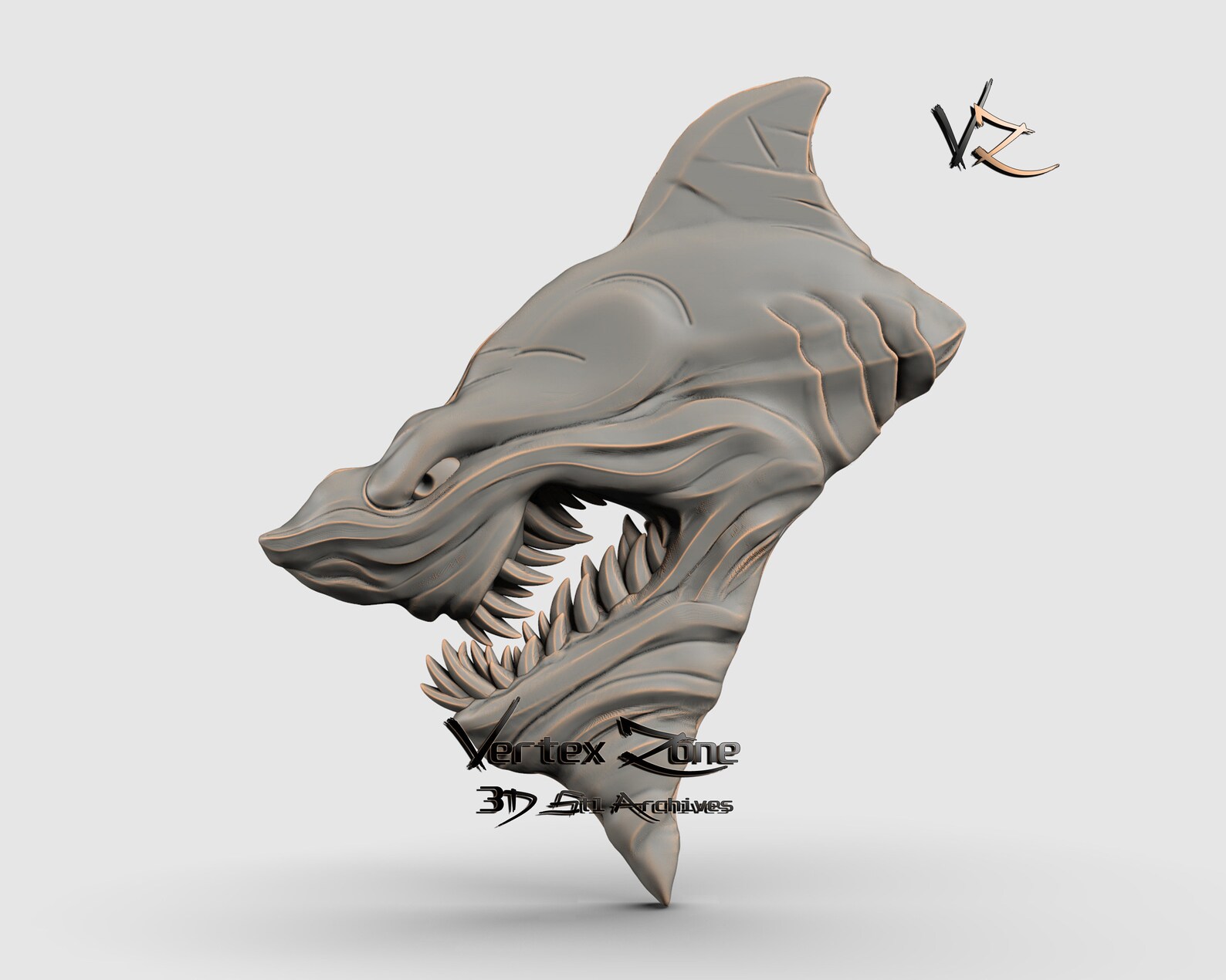 Shark 3D STL Model for Cnc Users CNC Router Engraver - Etsy