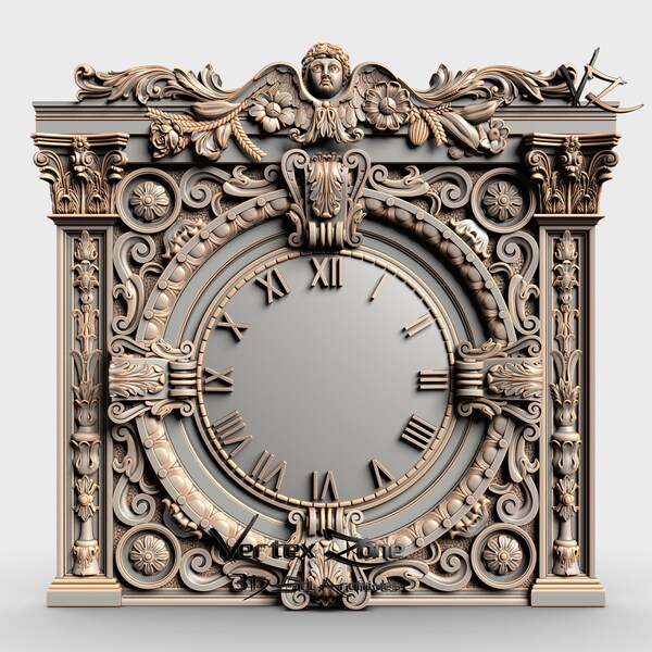 Wall Clock Stl Files - Etsy