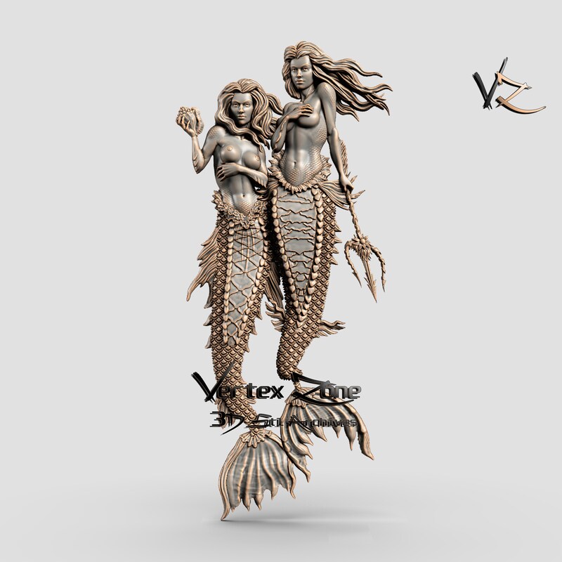 Carved Wood Mermaid - Etsy