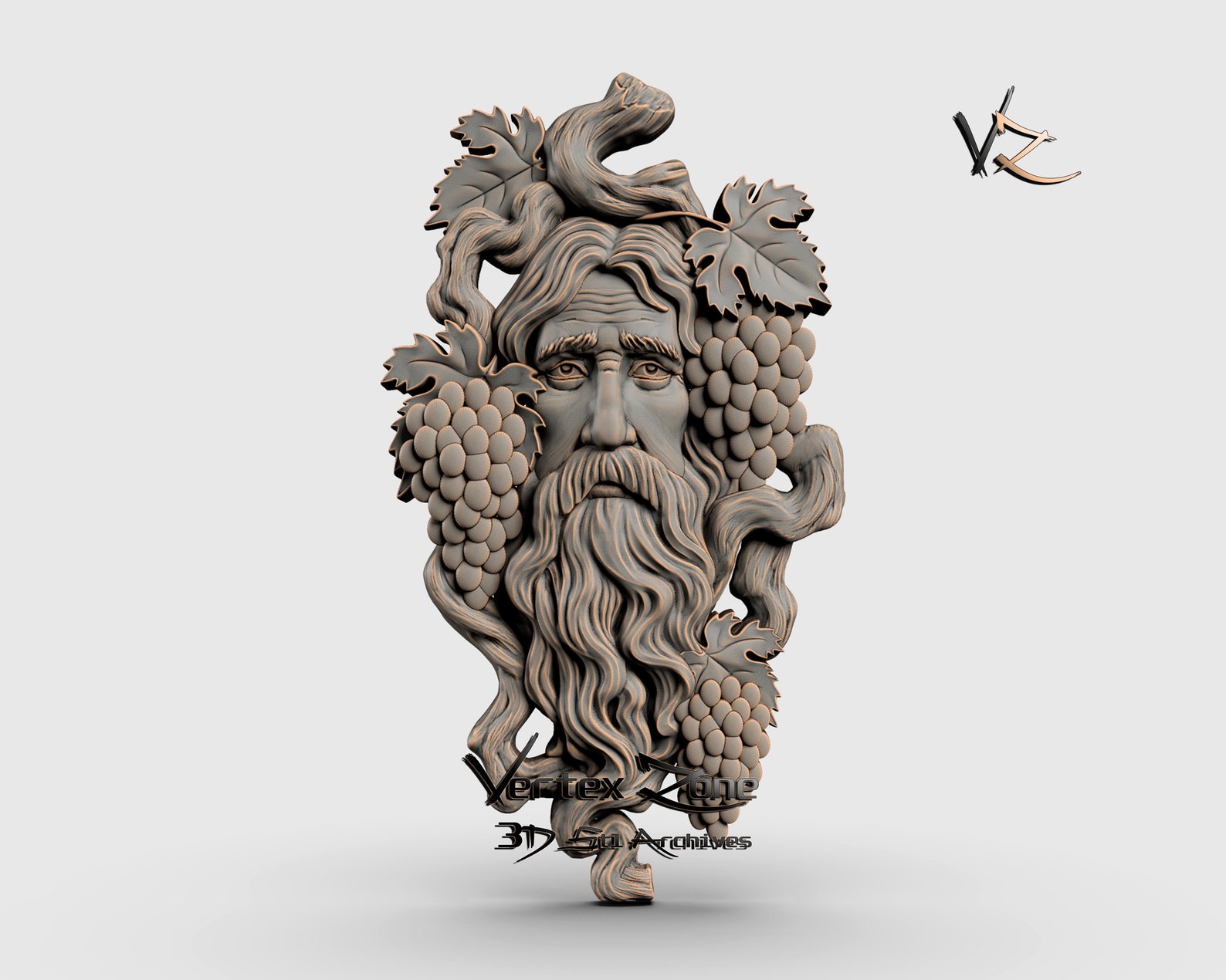 Grappe Man 3D STL Model for Cnc Users CNC Router Engraver - Etsy