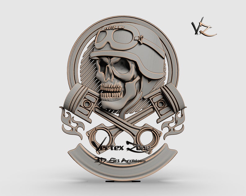 Skull 3D STL Model for Cnc Users CNC Router Engraver - Etsy