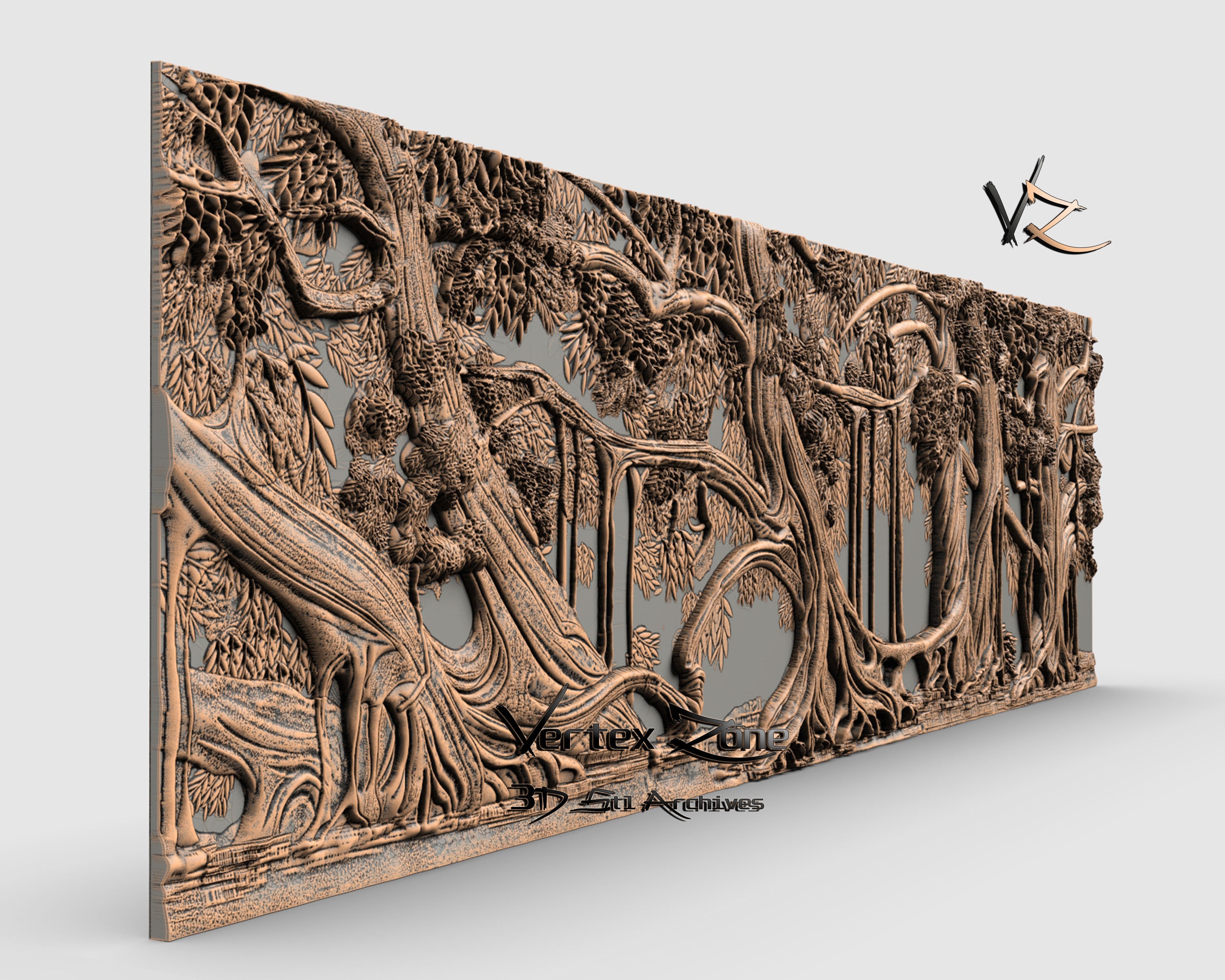 Tree 3D STL Model for Cnc Users CNC Router Engraver - Etsy UK