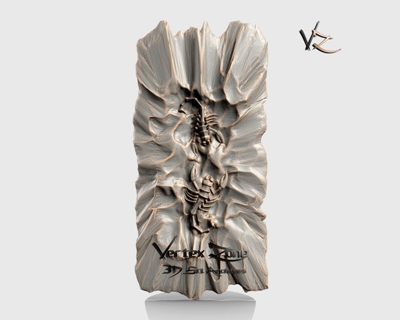 Skorpion 3D STL Model for Cnc Users CNC Router Engraver | Etsy