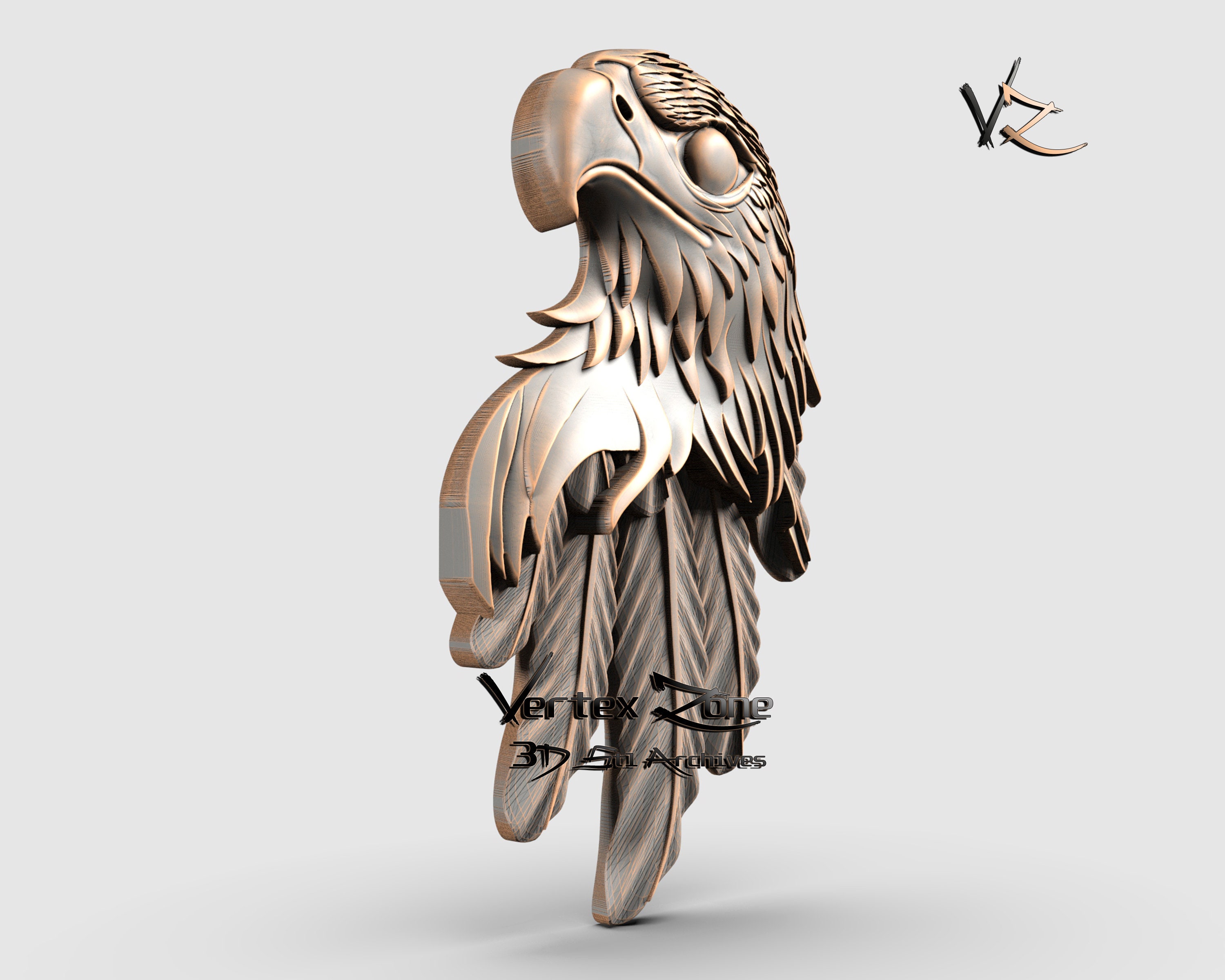 Eagle 3D STL Model for Cnc Users CNC Router Engraver | Etsy