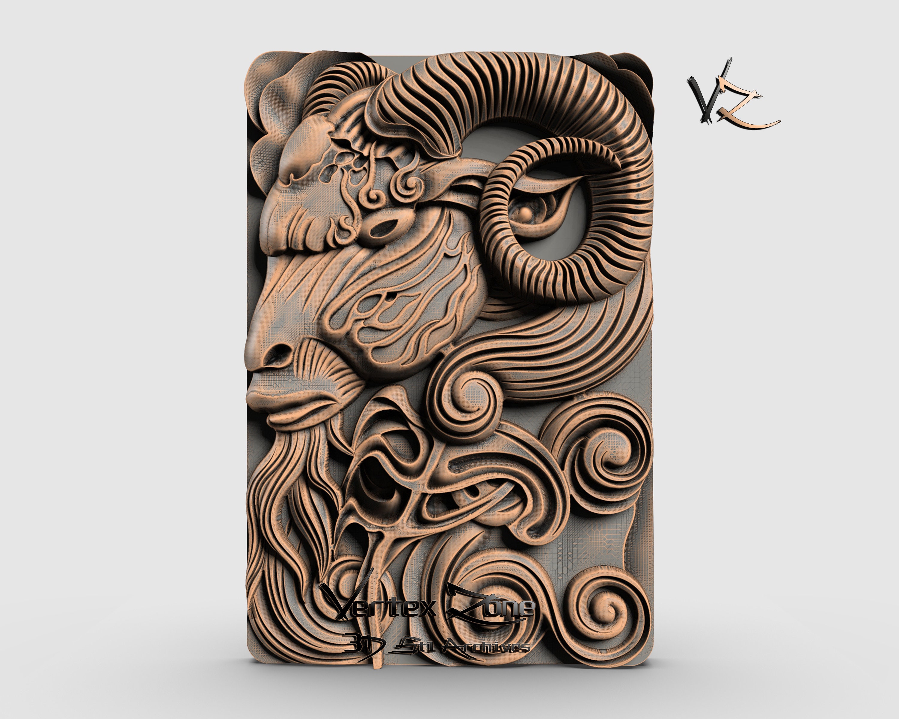 Aries 3D STL Model for Cnc Users CNC Router Engraver - Etsy