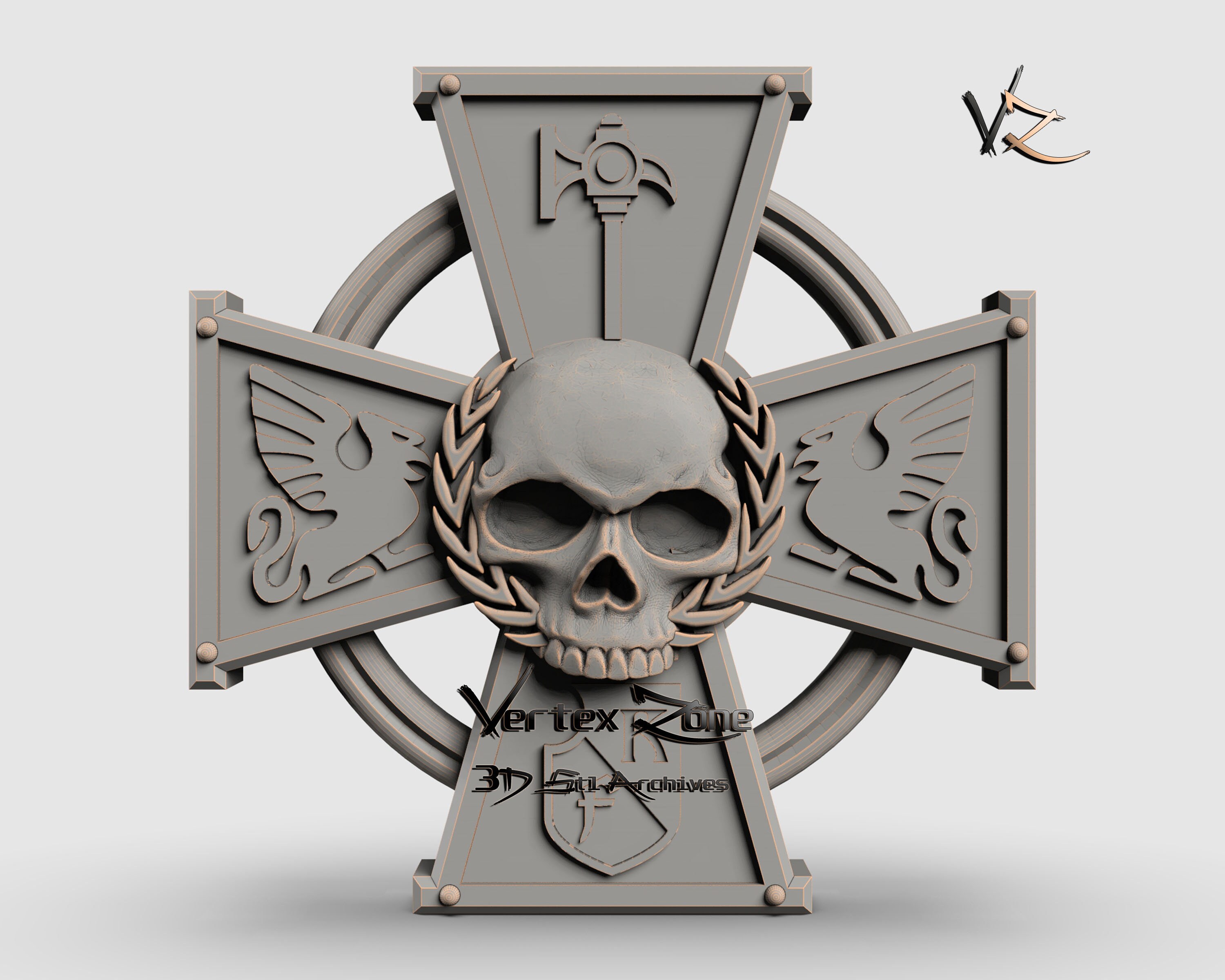 Skull 3d Stl Model For Cnc Users Cnc Router Engraver Etsy
