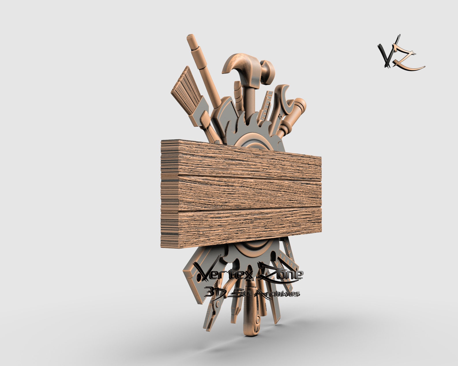 Workshop Shield With Tools 3D STL Model for Cnc Users CNC - Etsy