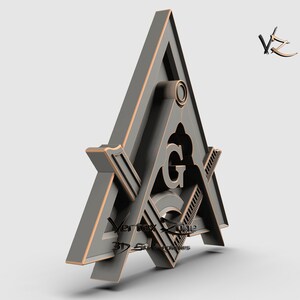 Masonic, 3D STL Model for Cnc Users, CNC Router Engraver, V-carve ...