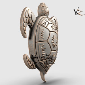 Turtle, 3D STL Model for Cnc Users, CNC Router Engraver, V-carve ...