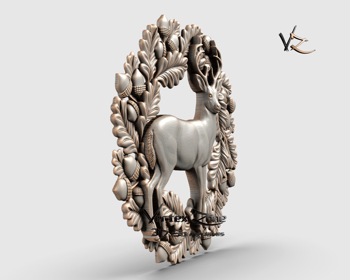 Deer 3D STL Model for Cnc Users CNC Router Engraver - Etsy