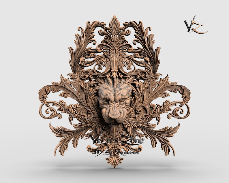 Lion 3D STL Model for Cnc Users CNC Router Engraver - Etsy