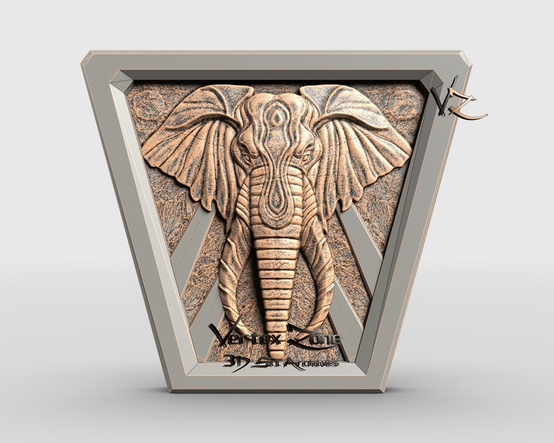 Elephant 3D STL Model for Cnc Users CNC Router Engraver | Etsy