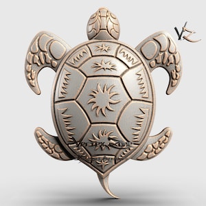 Turtle, 3D STL Model for Cnc Users, CNC Router Engraver, V-carve ...