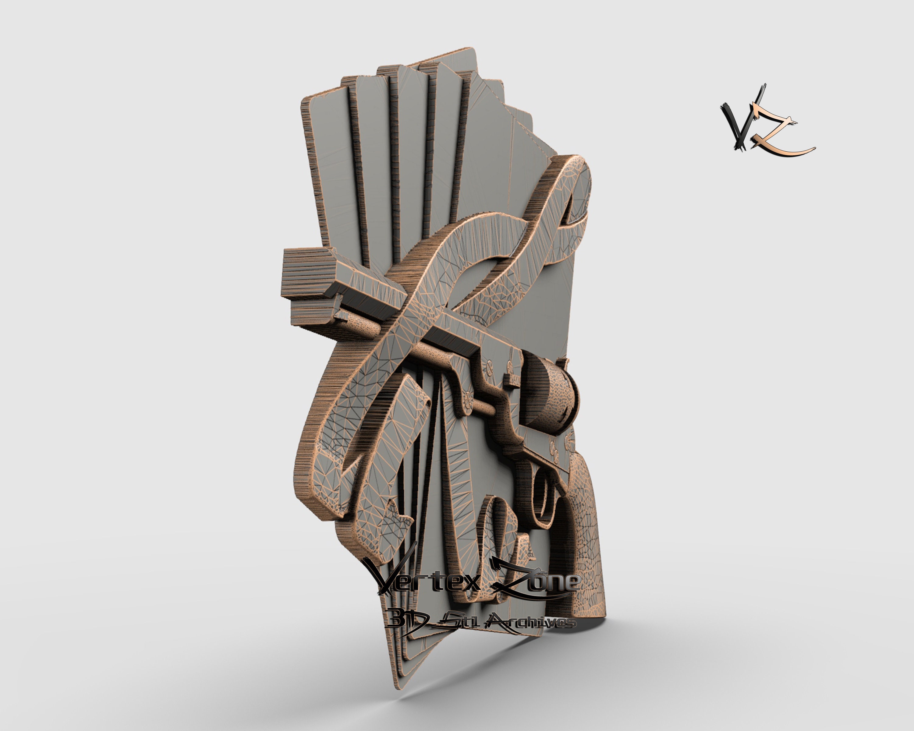 Dead Mans Hand, 3D STL Model for Cnc Users, CNC Router Engraver, V ...