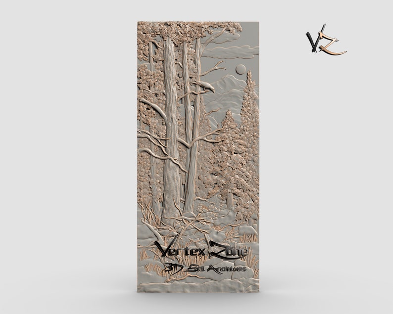 Forest 3D STL Model for Cnc Users CNC Router Engraver - Etsy