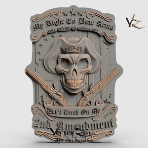 Skull, 3D STL Model for Cnc Users, CNC Router Engraver, V-carve, Artcam ...