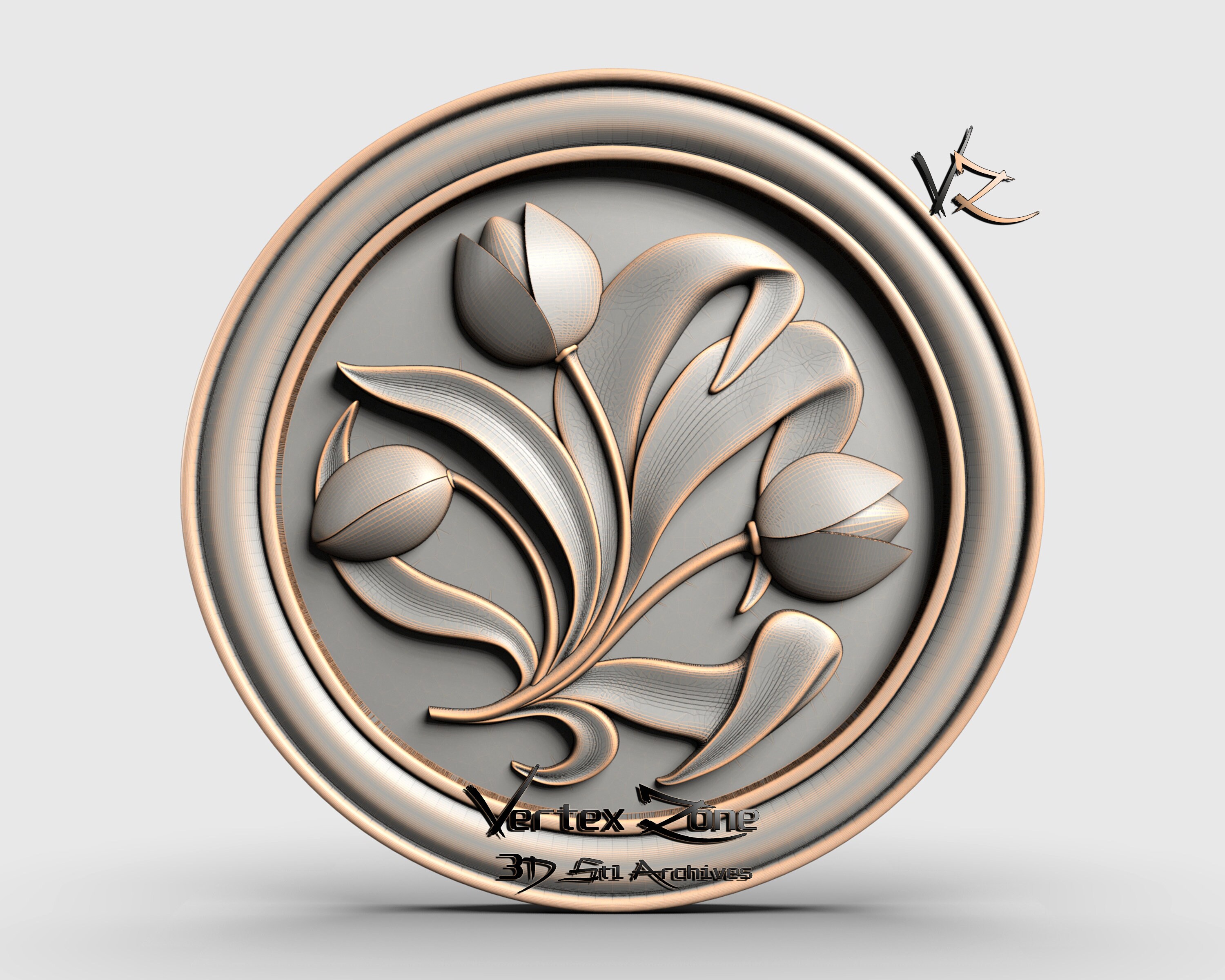 Flowers 3D STL Model for Cnc Users CNC Router Engraver - Etsy