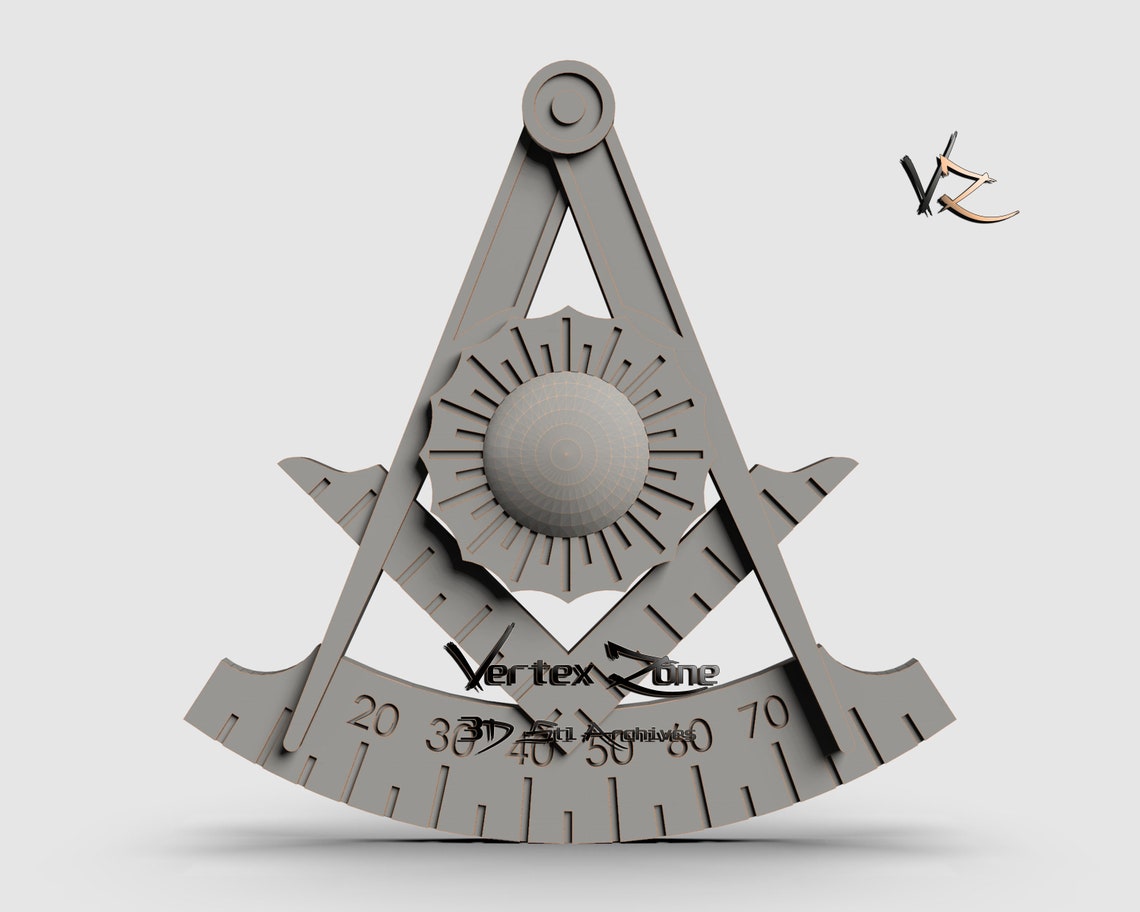 Masonic 3D STL Model for Cnc Users CNC Router Engraver | Etsy