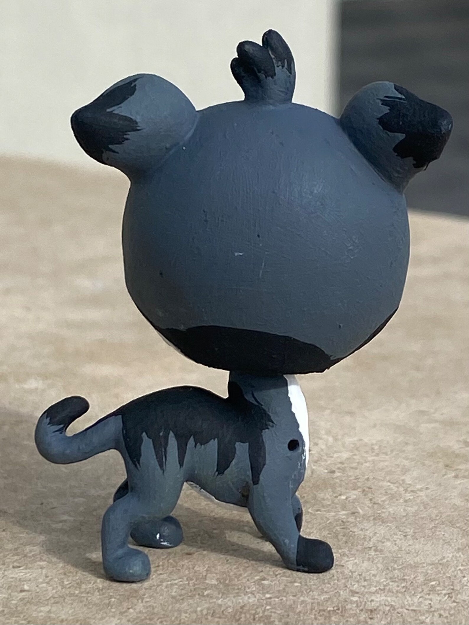 Littlest Pet Shop Greyhound Adorable Realistic Custom With Green Eyes ...