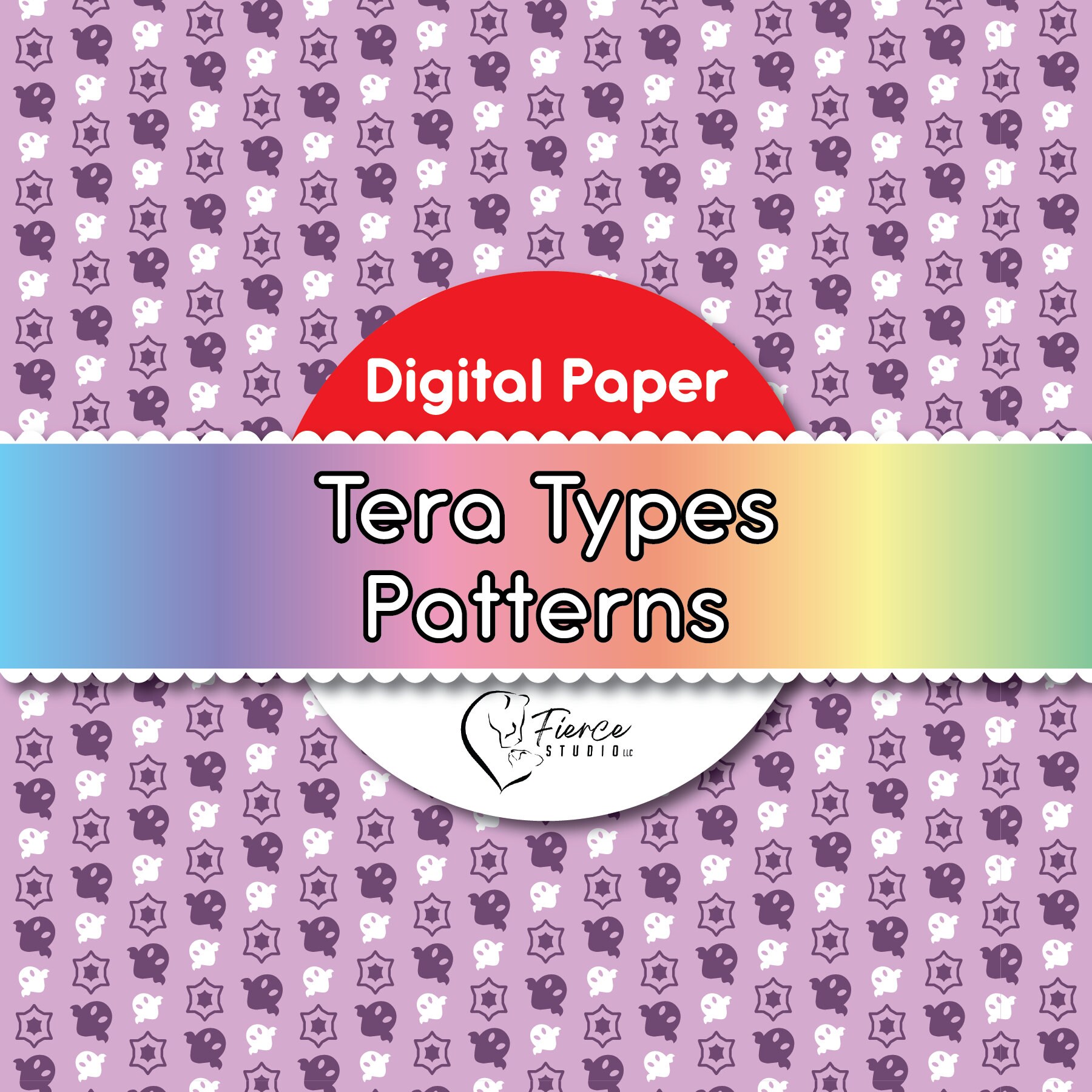 18 Tera Types Pattern Digital Paper - Etsy