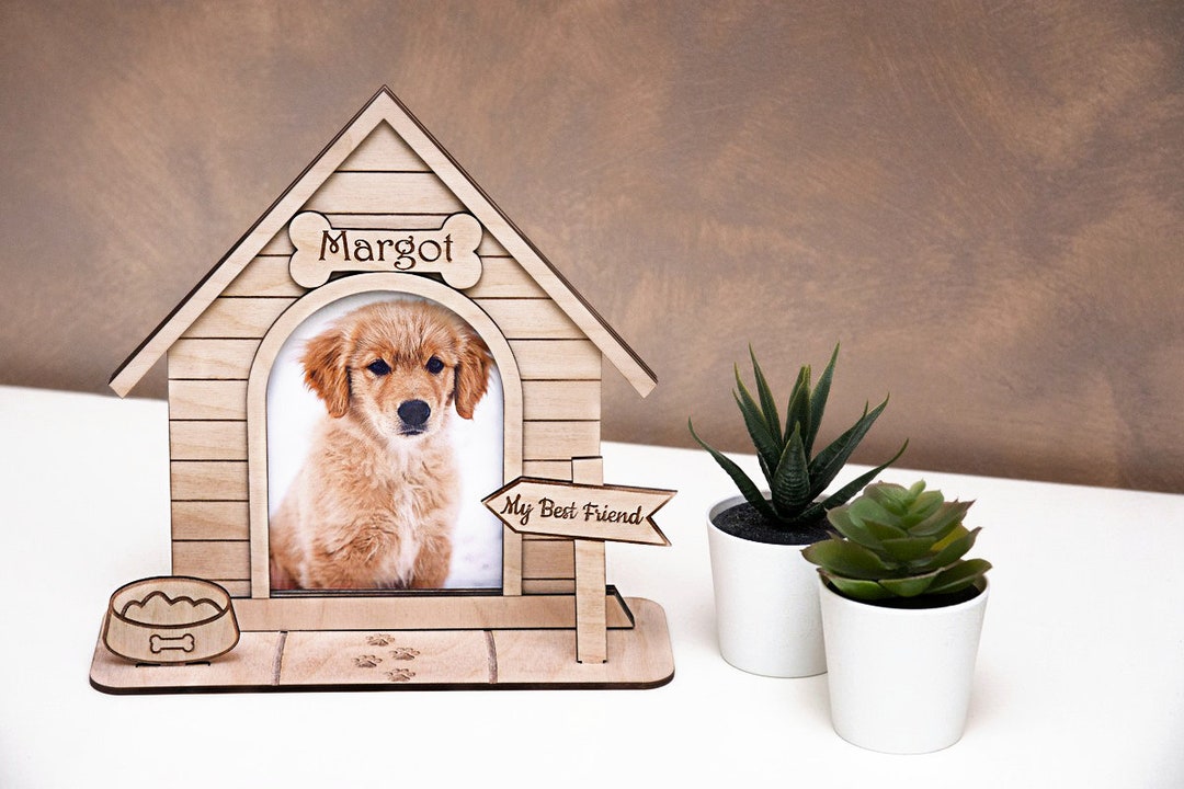 Personalized Wooden Photo Frame | Personalized Dog Frame | Four-legged ...