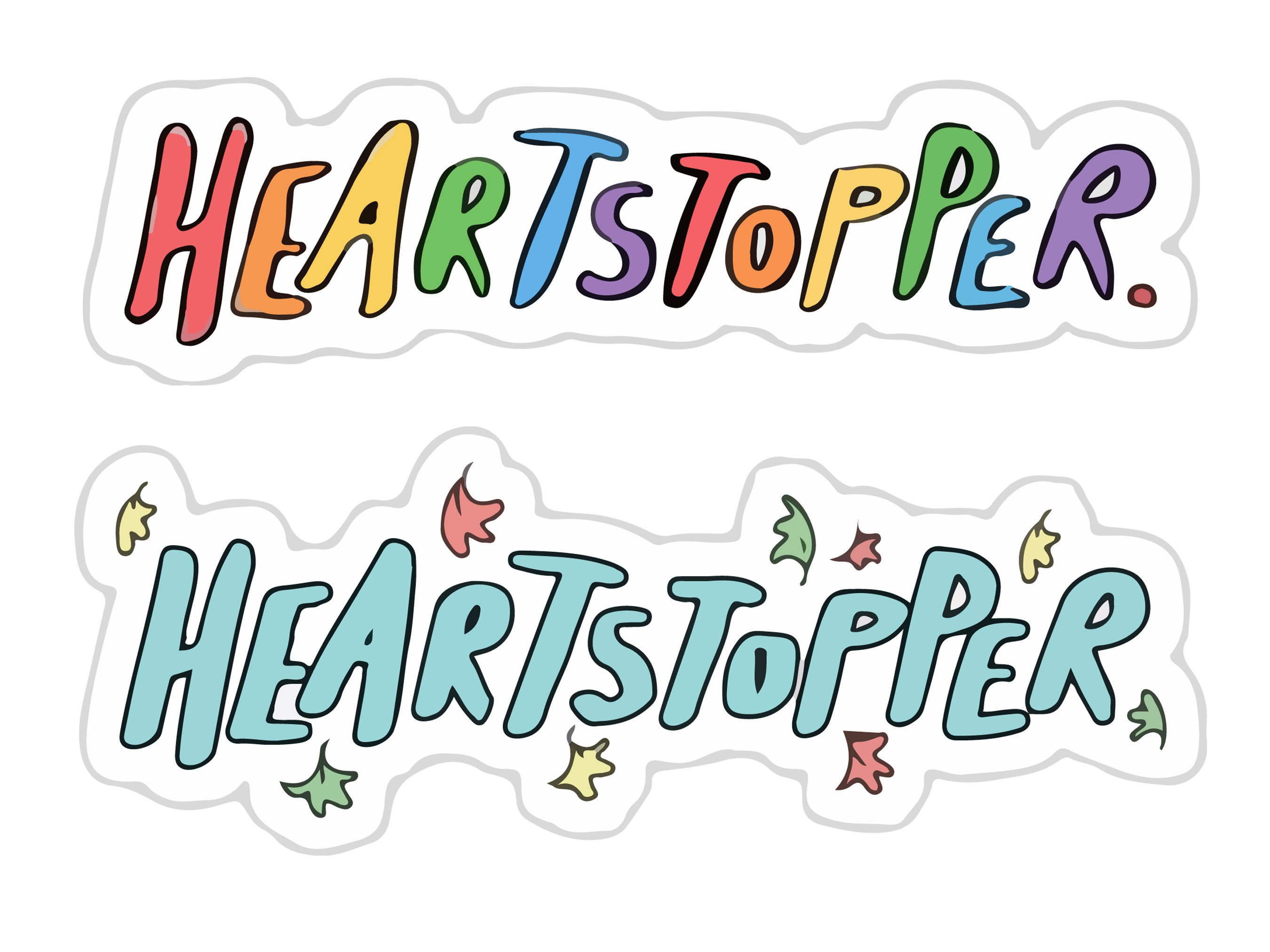 Heartstopper Logo Svg Heartstopper Sticker Leaves PNG LGBTQ - Etsy Israel