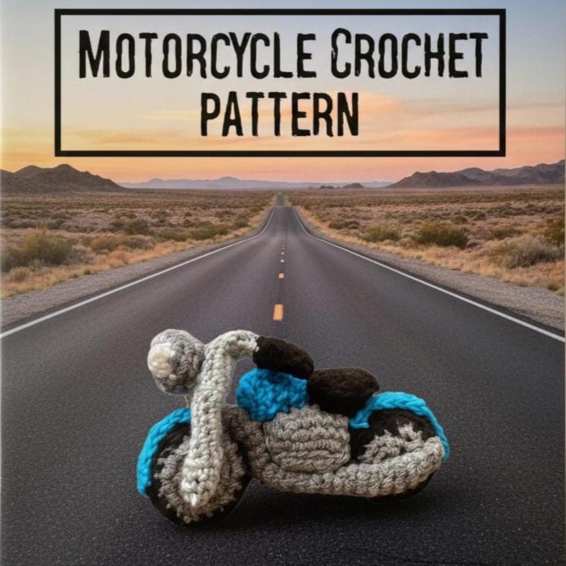 Crochet Motorcycle - Etsy