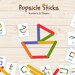 Popsicle Stick Shapes and Numbers Activity Game Printable Montessori ...