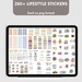 Digital Planner Stickers, 1700+ Goodnotes Stickers, for Notebooks (PNG ...