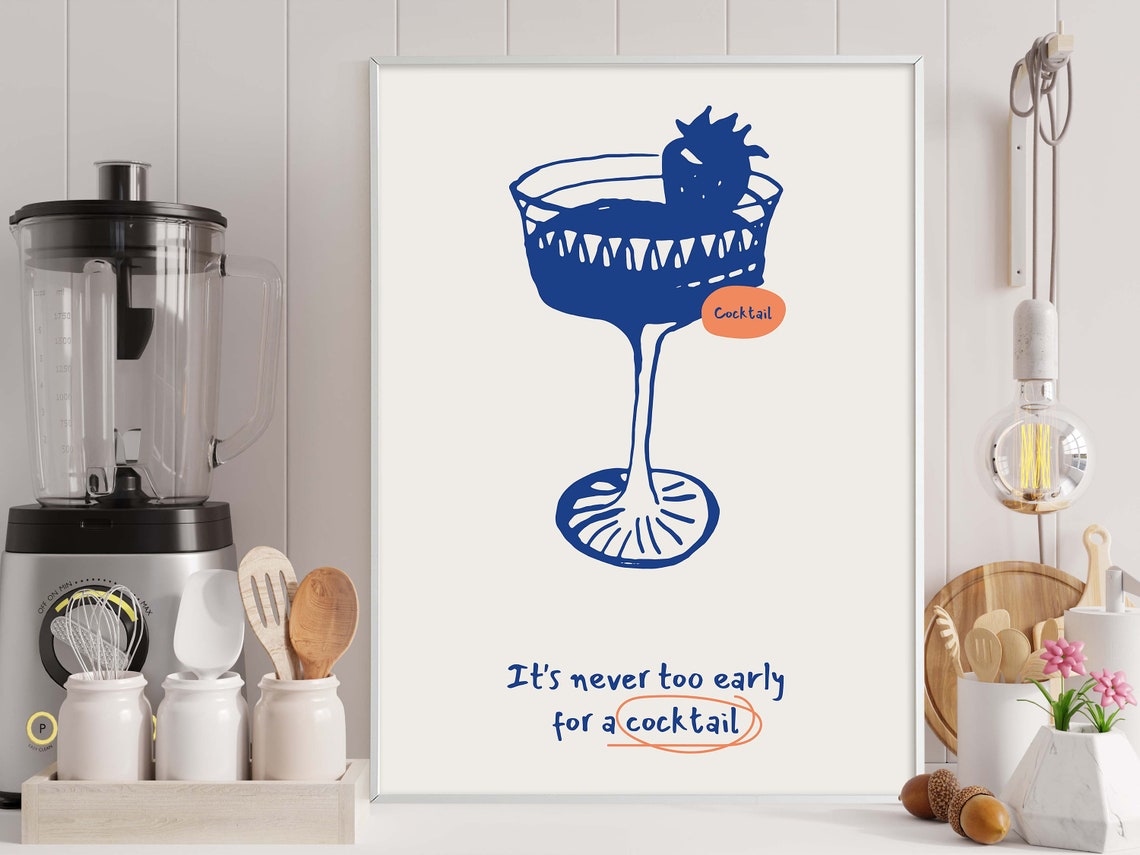 Printable Food and Beverage Posters Set of 80 Quotes, Desserts, Street ...