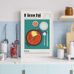 Food Posters Set of 28, Food Wall Art, Printable Traditional Foods ...