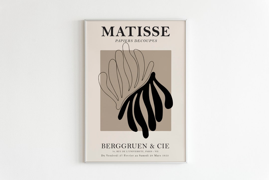 Matisse Matisse Exhibition Poster Black&pink Famous Art - Etsy