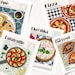 Food Posters Set of 28, Food Wall Art, Printable Traditional Foods ...