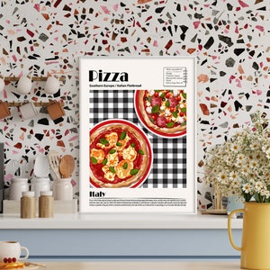 Food Posters Set of 28, Food Wall Art, Printable Traditional Foods ...